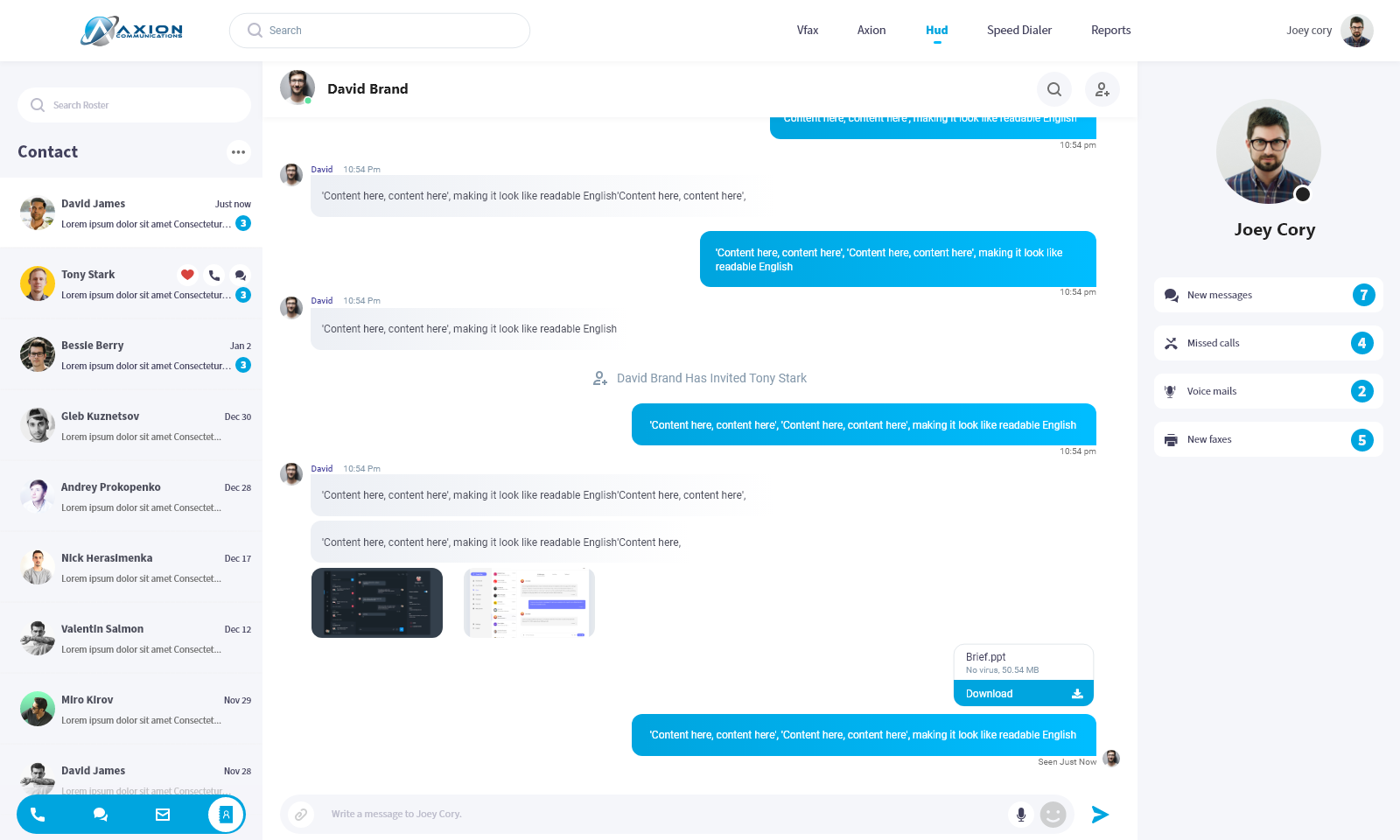 Chat Room by Dipu Paul on Dribbble
