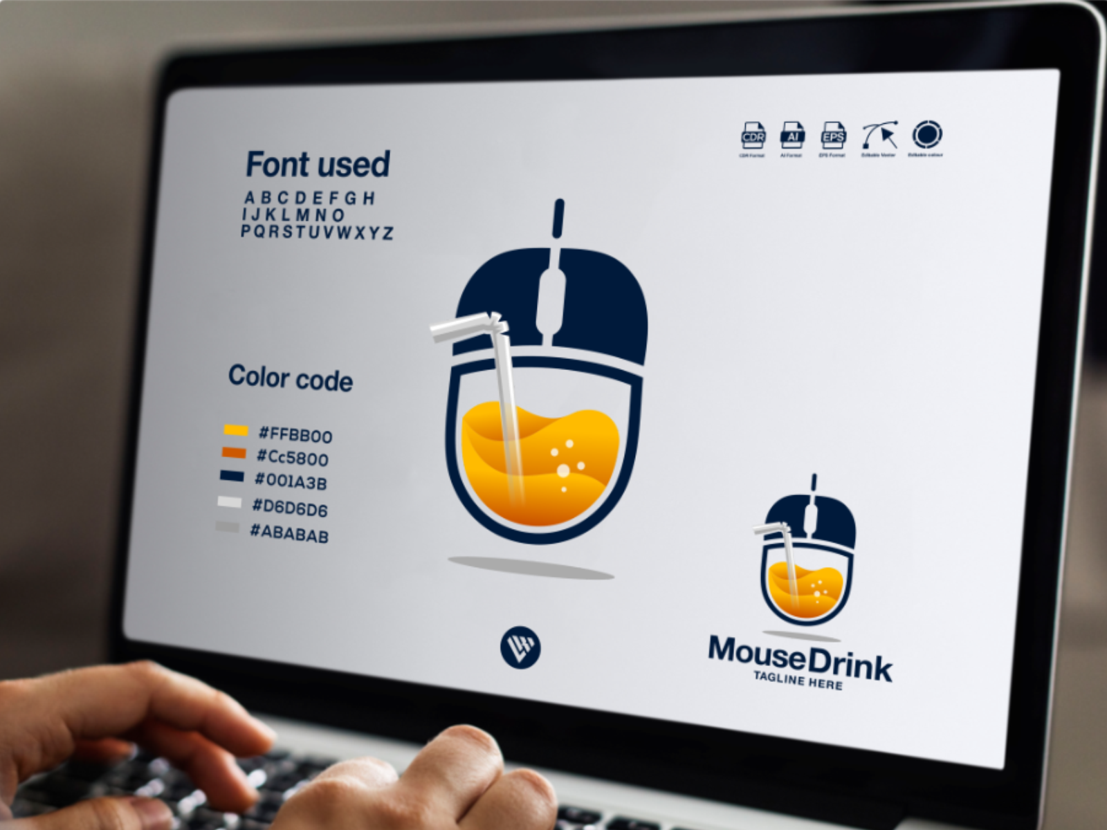 mouse drink logo concept by wa.onegraphic on Dribbble
