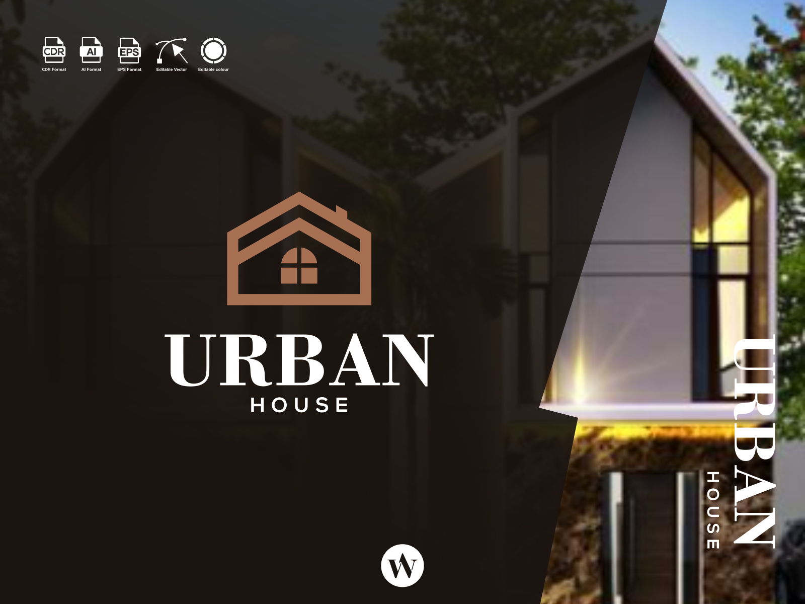URBAN HOUSE LOGO DESIGN by wa.onegraphic on Dribbble