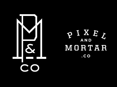 Pixel & Mortar Co by Elijah Vargas on Dribbble