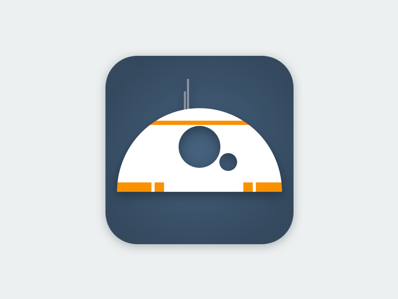 BB-8 App Icon by Keaton Herzer on Dribbble