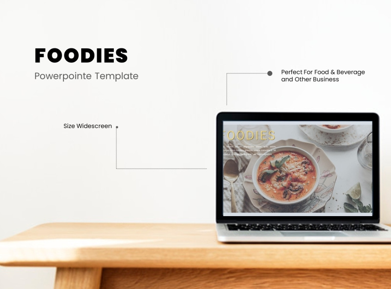 Presentation Template - Foodies by venia studio on Dribbble