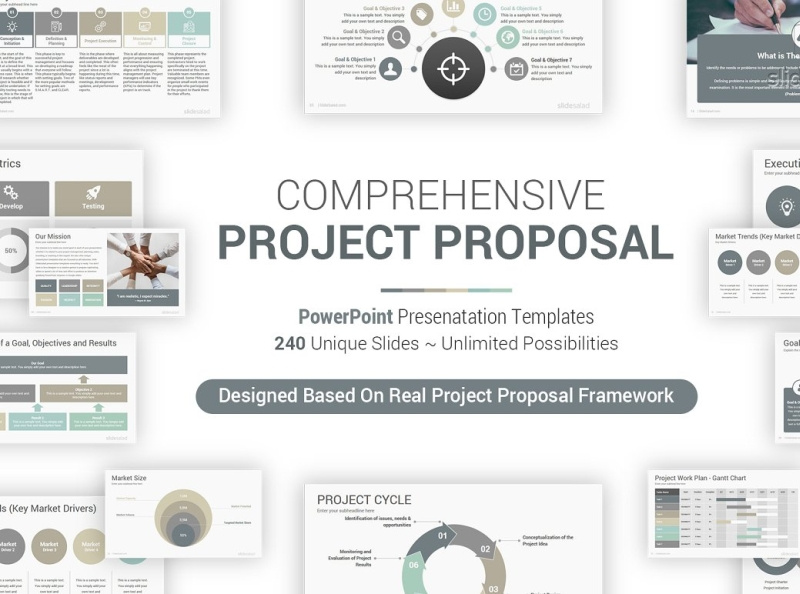 Project Proposal PowerPoint Template by Back Up Graphic on Dribbble