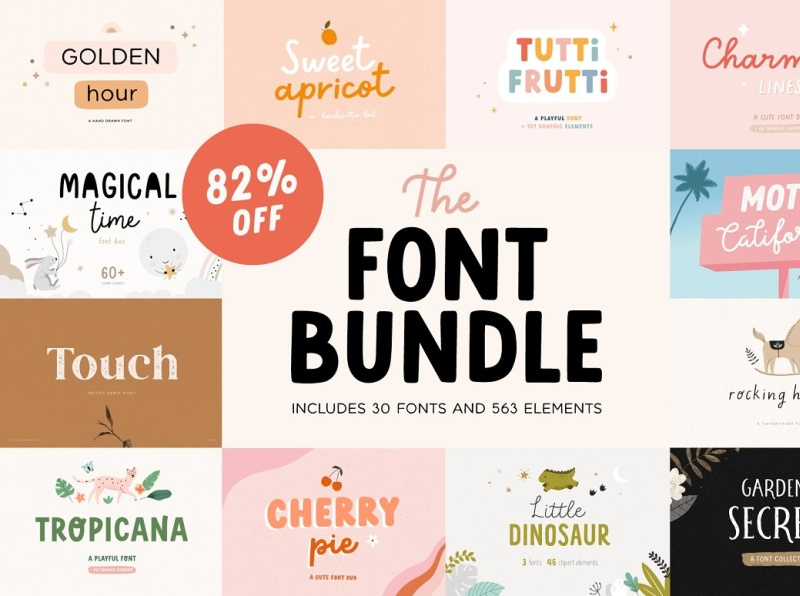 Font Bundle Free Download by Back Up Graphic on Dribbble