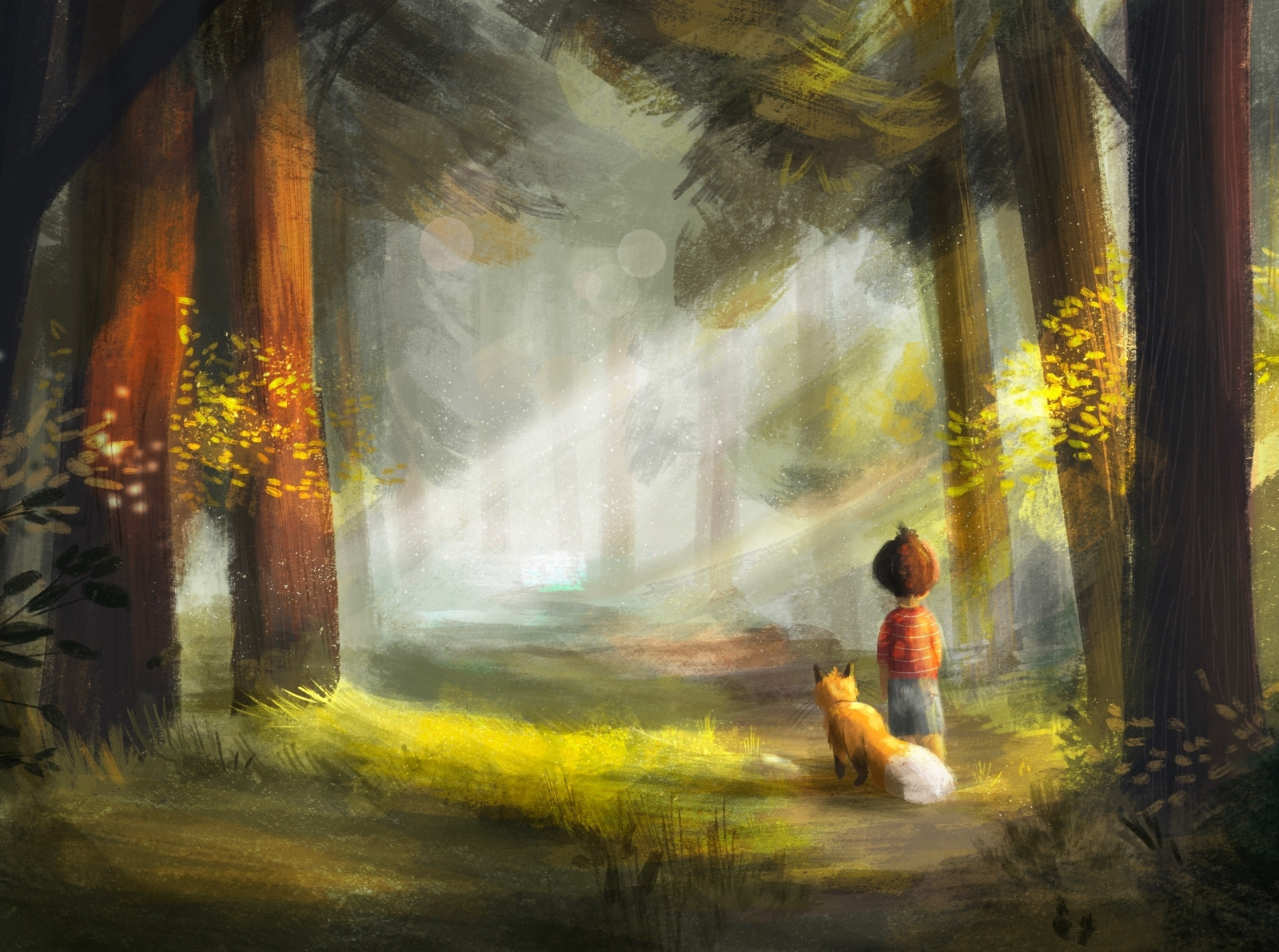 Kitchi The Spirit Fox Page Spread By Julia Sarapata De Carvalho On 