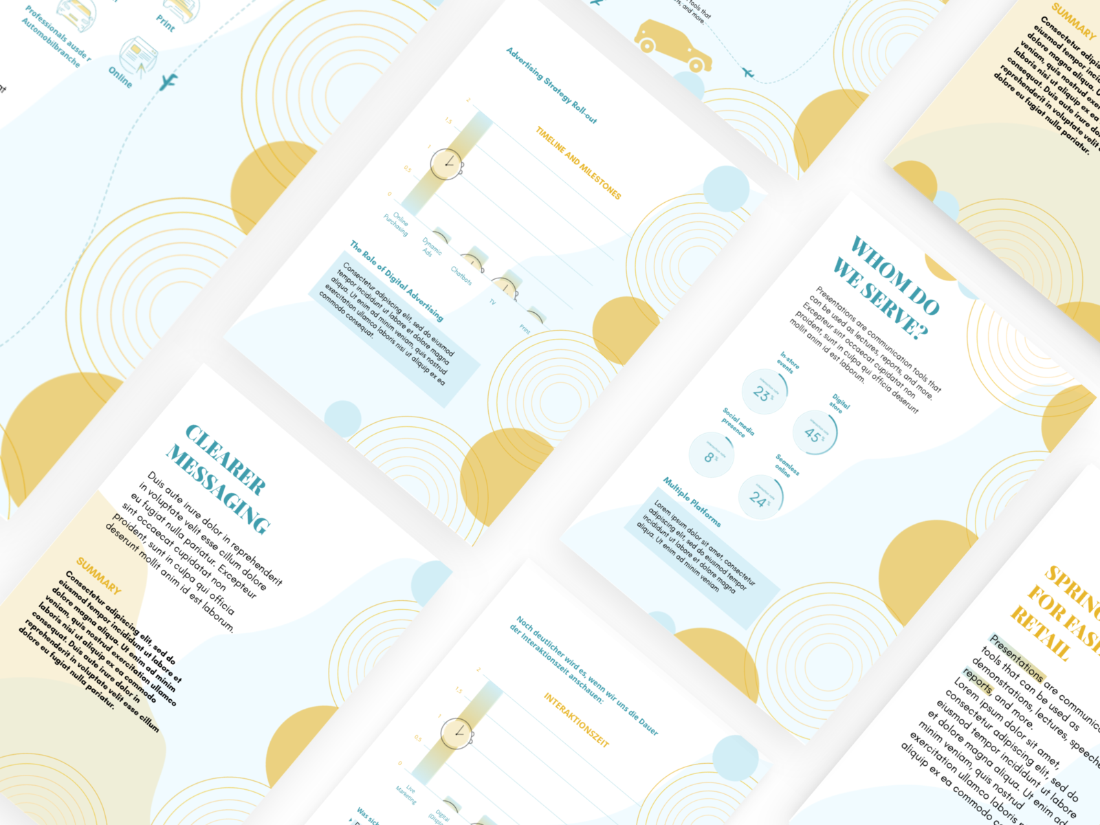 Pdf Presentation Template By Srishti Matta On Dribbble