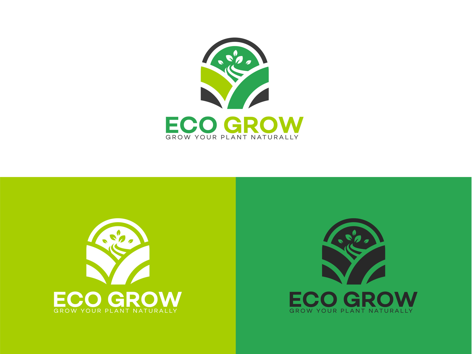 Eco Grow Logo Design by Ruku Moni on Dribbble