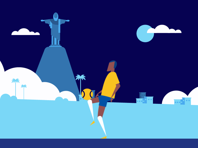 World Cup 2018: Brazil by Planet Motion on Dribbble