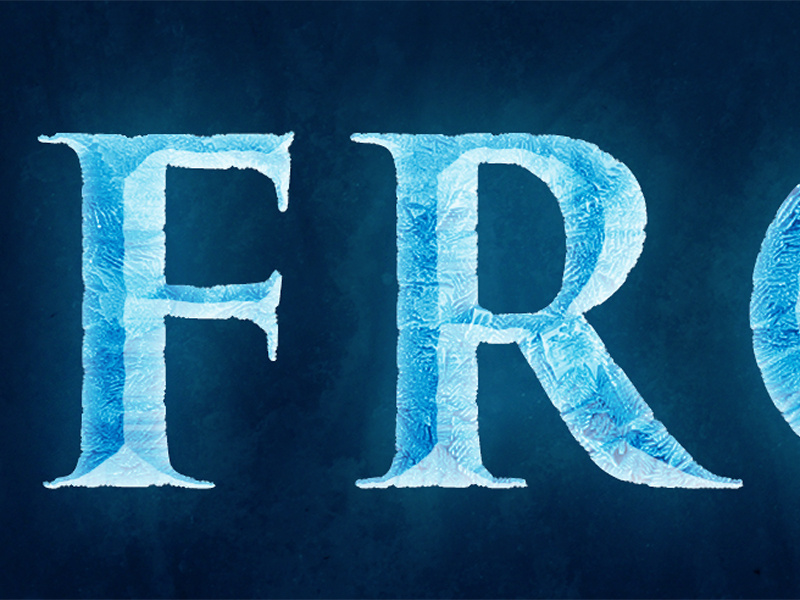 Frozen Text Effect by Howard Pinsky on Dribbble