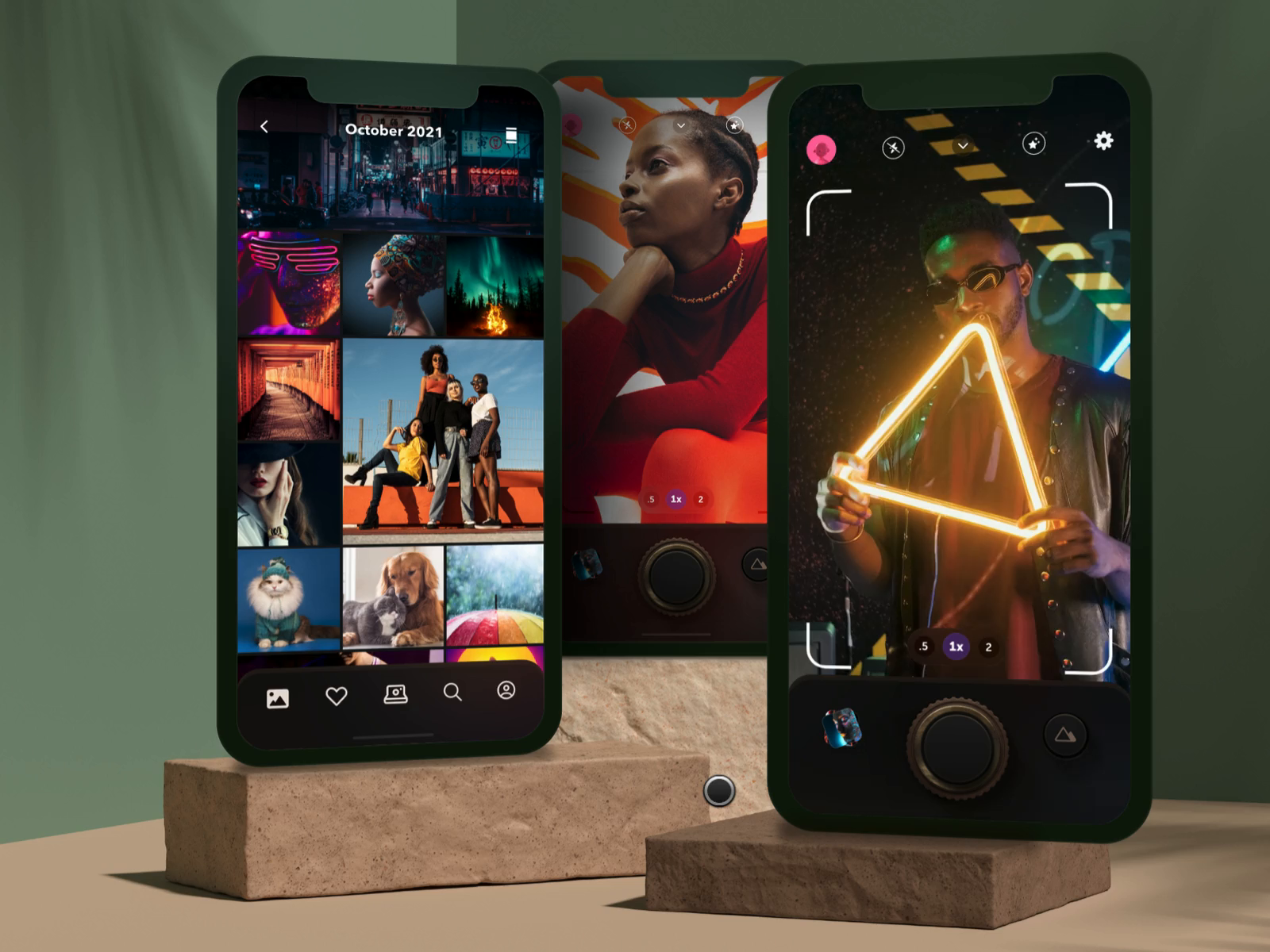 Camera Experience with Animated Stickers by Howard Pinsky on Dribbble