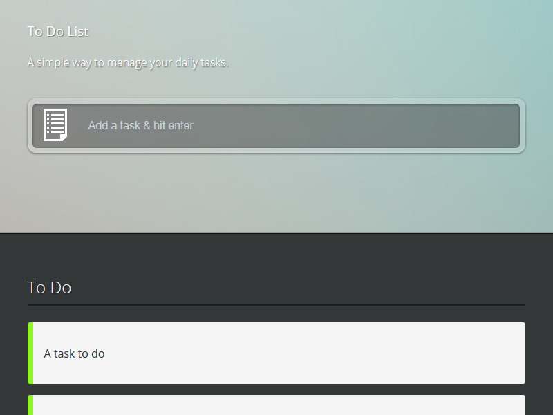 To Do List by Connor Gaughan on Dribbble