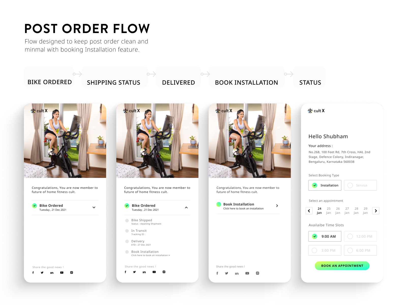 Post Order Flow by Saksham Mahajan on Dribbble