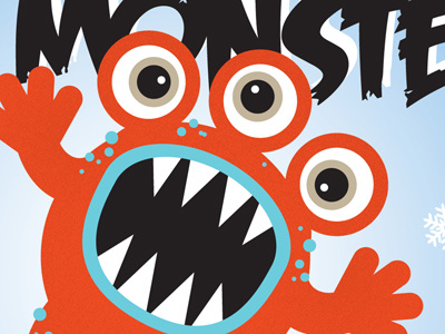 Snow Monster by Amanda Tennant on Dribbble