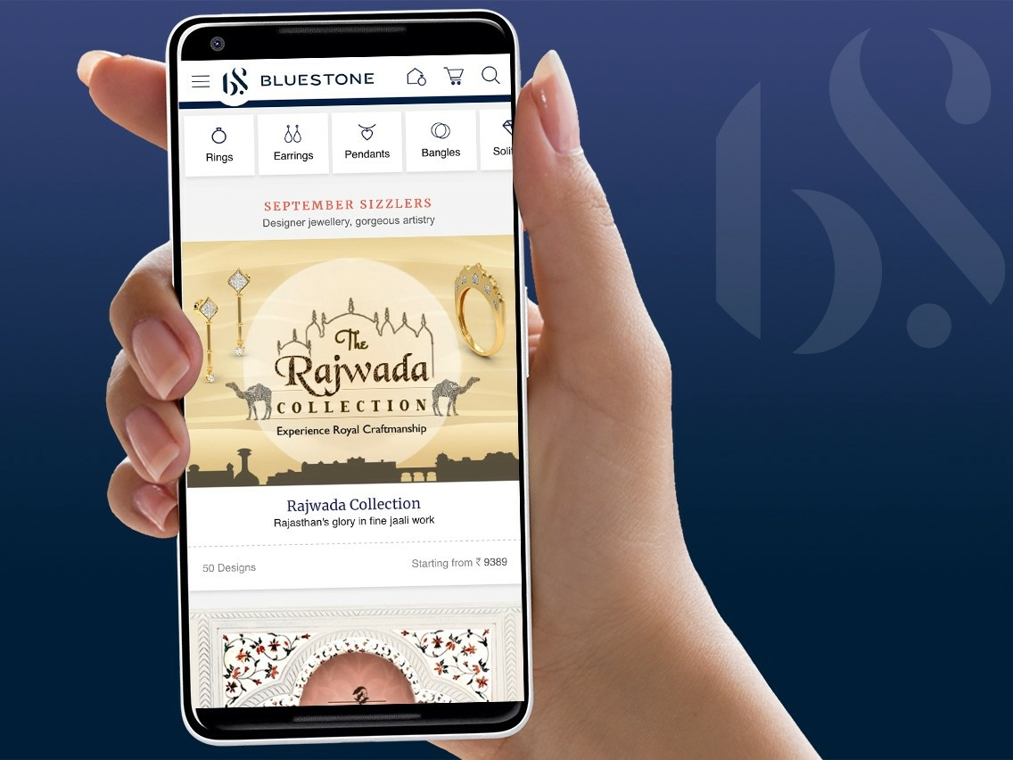 BlueStone App Home Screen by Alok Kumar on Dribbble