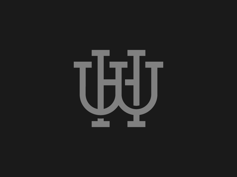 WH Monogram 3 by Raboin Design Co on Dribbble