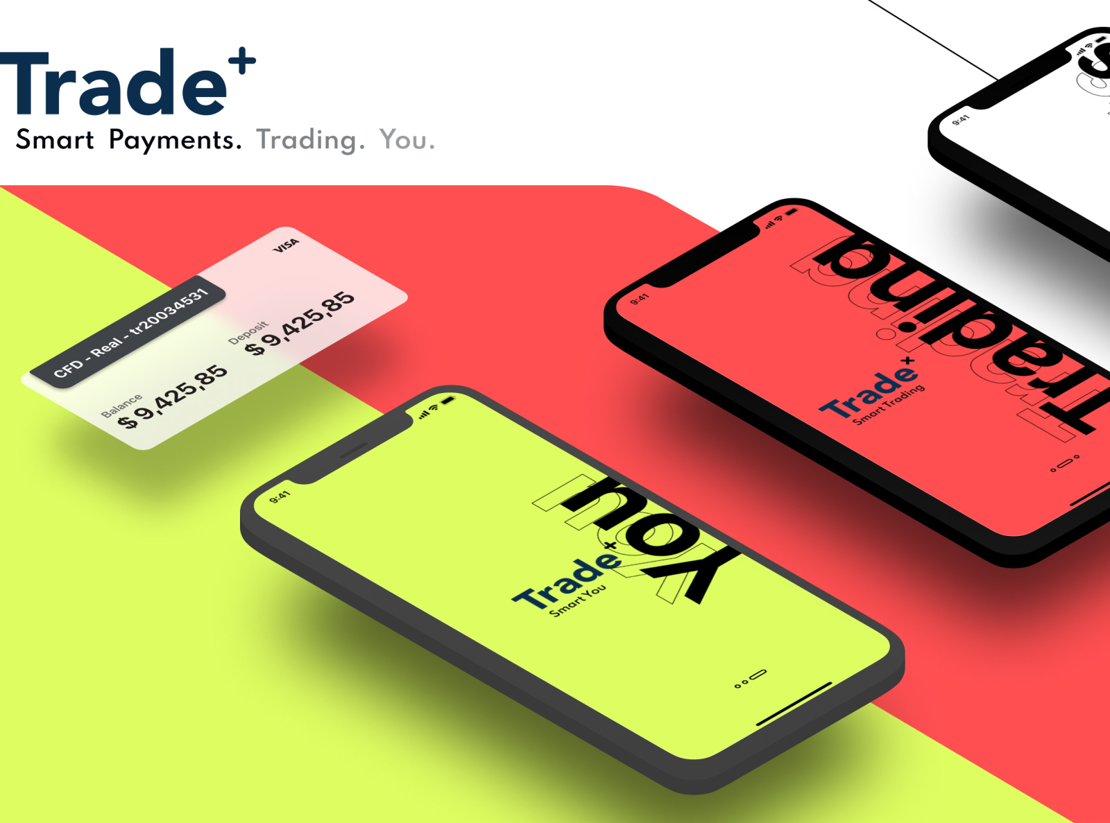 Trading app onboarding UI by Vlad Rezunenko on Dribbble