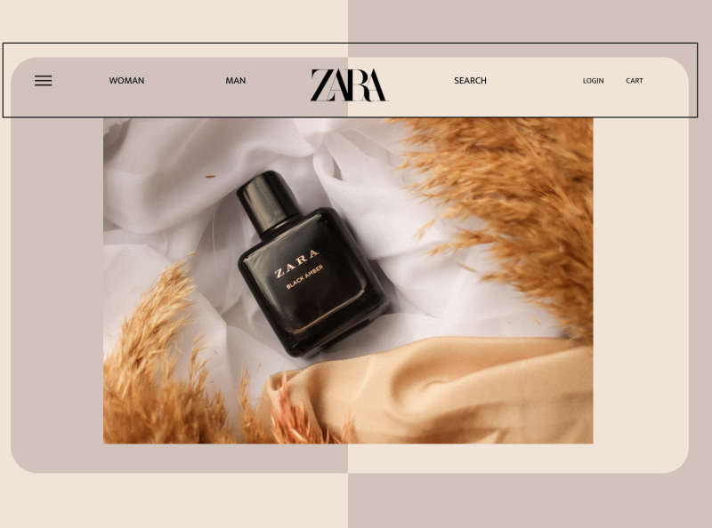 Daily UI 053 - Header Navigation by Enrica Garcia on Dribbble