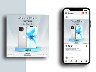 Apple Iphone AD Banner by Shibbir Ahmed Shuvo on Dribbble