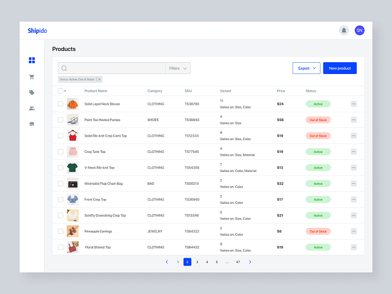 Browse thousands of Inventory Management System UI images for design ...