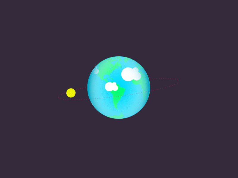 🌎 🌕 by Alex Lockwood on Dribbble