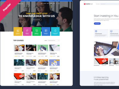 online learning website design by naseeb zekani on Dribbble