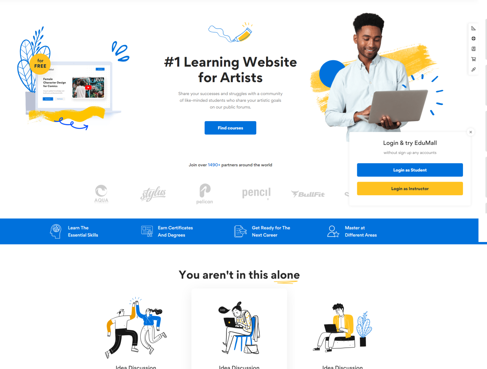 learning website design school website by naseeb zekani on Dribbble