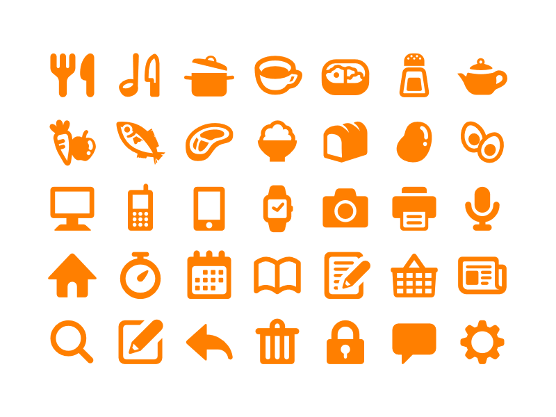 Cookpad Symbols by Kazuyuki Motoyama on Dribbble