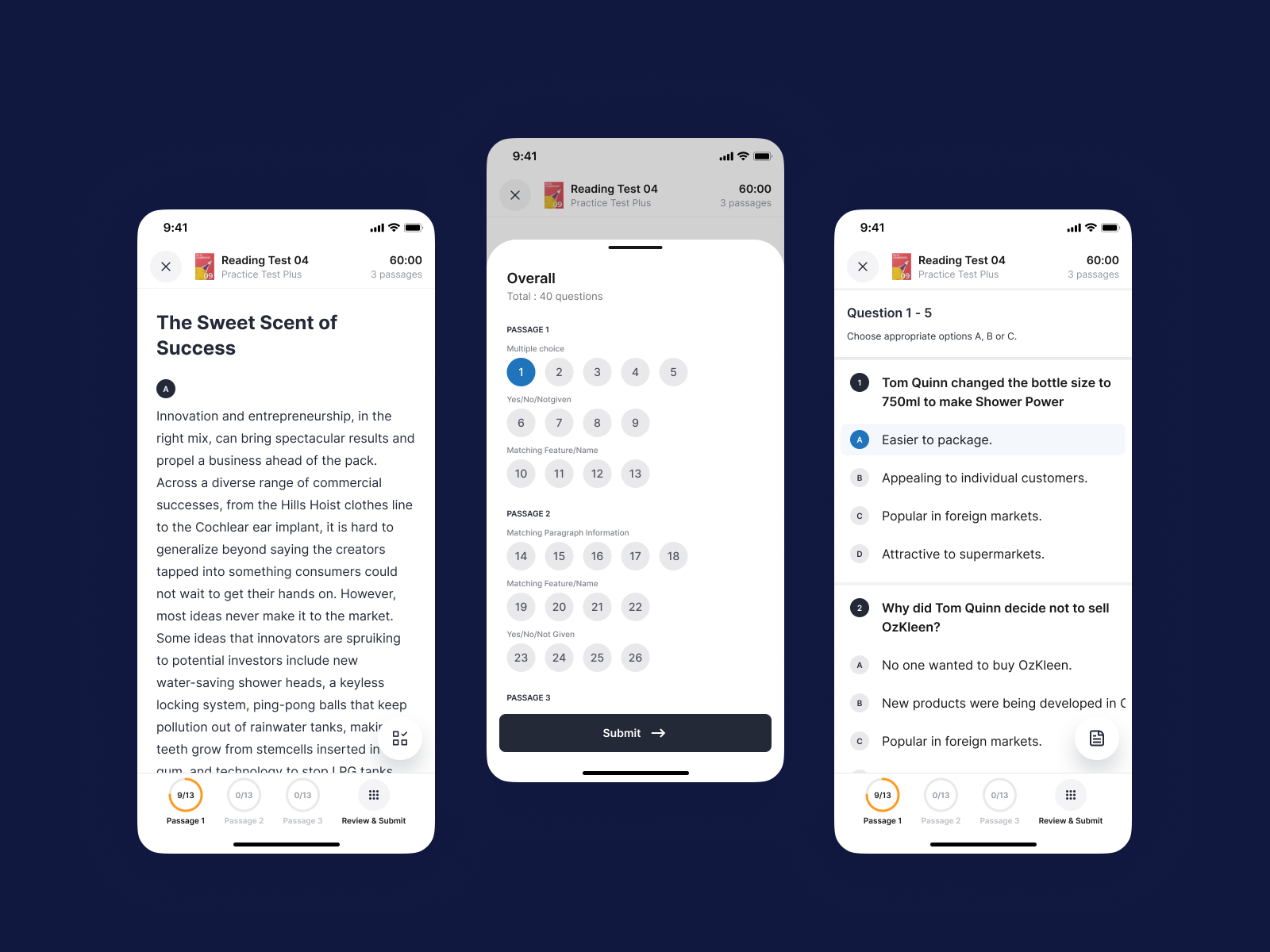 Online Test - Multiple Choice by hhphong on Dribbble