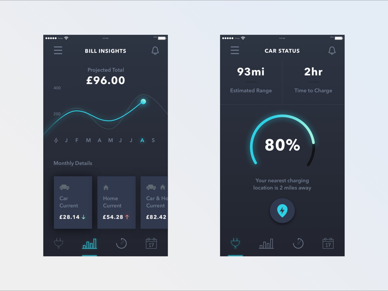 Electric (App) Dreams by Shane Herft on Dribbble