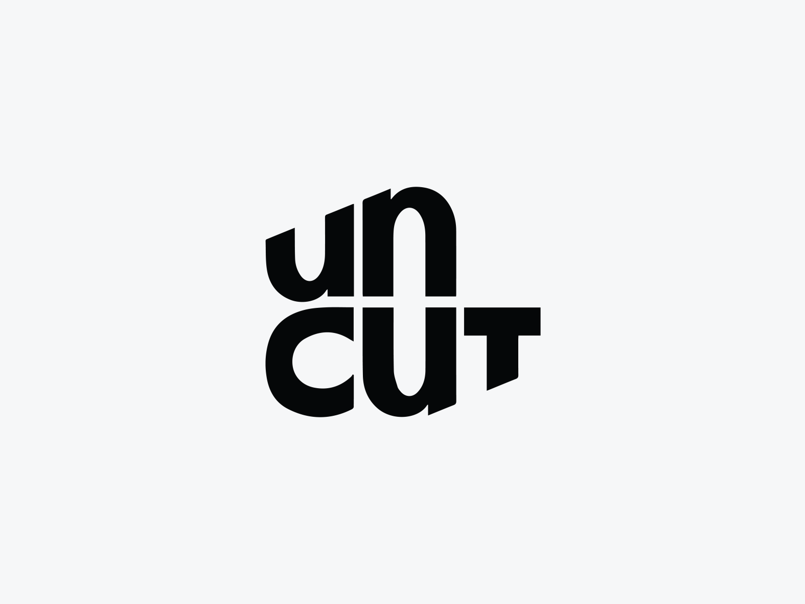 Uncut logotype by Valdas Mackonis on Dribbble