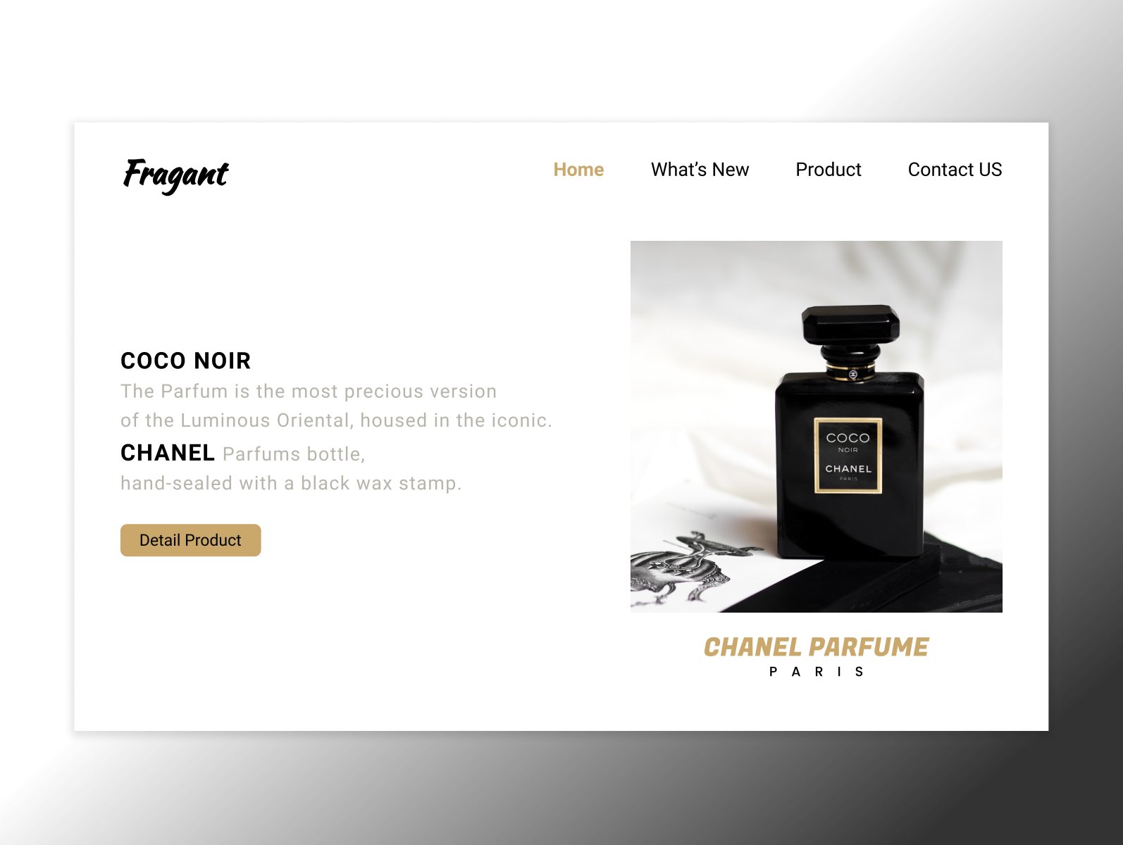 Fragant Website by dvi on Dribbble