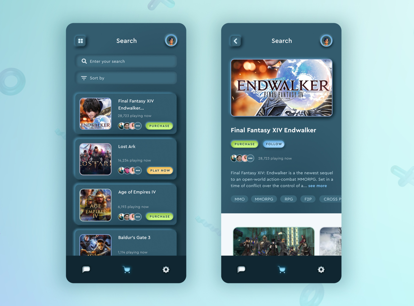Steam App Redesign by Nicholas Giles on Dribbble