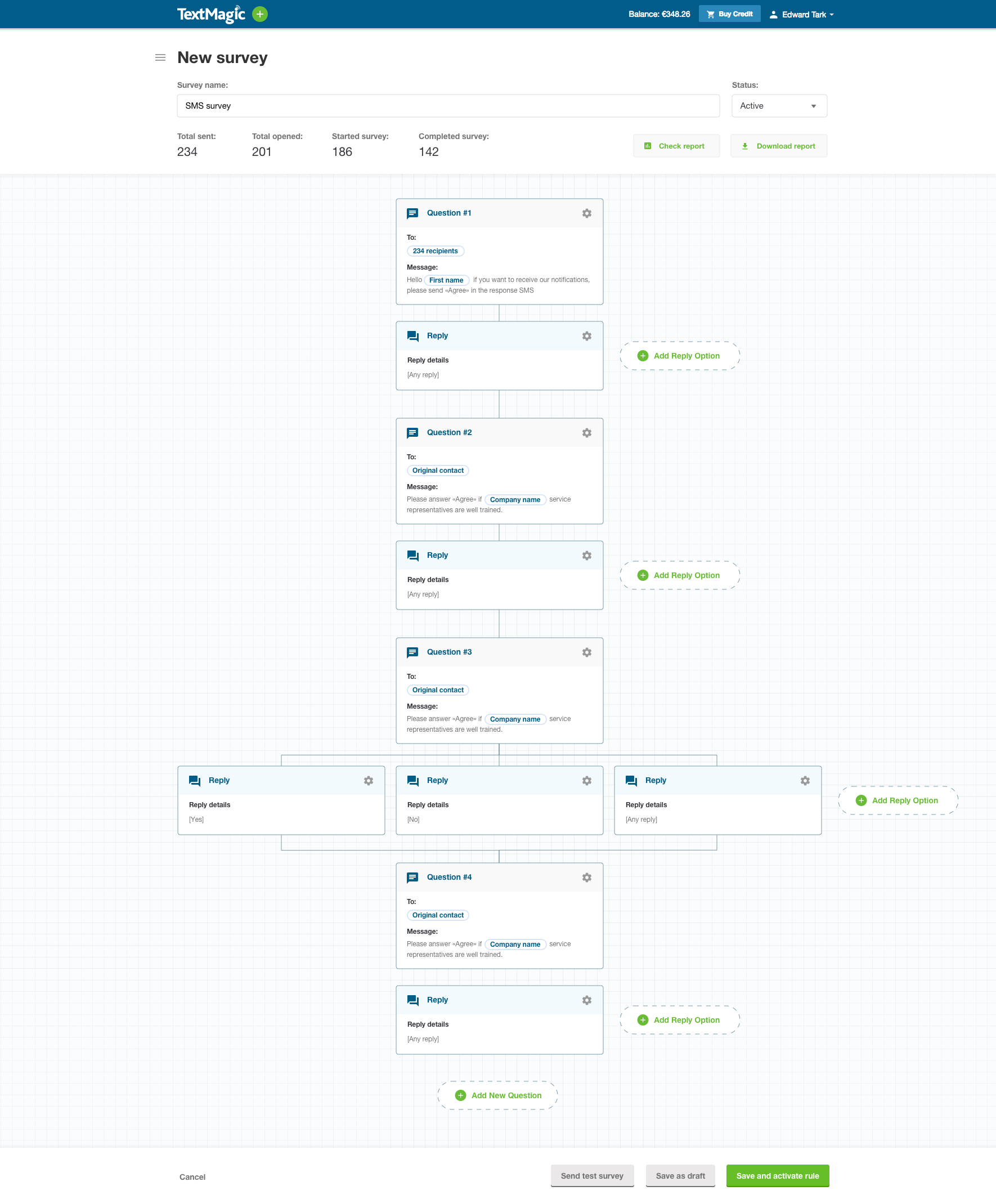 Dribbble New Automation Flow Sms Survey Active Png By Vitaliy Stepanenko