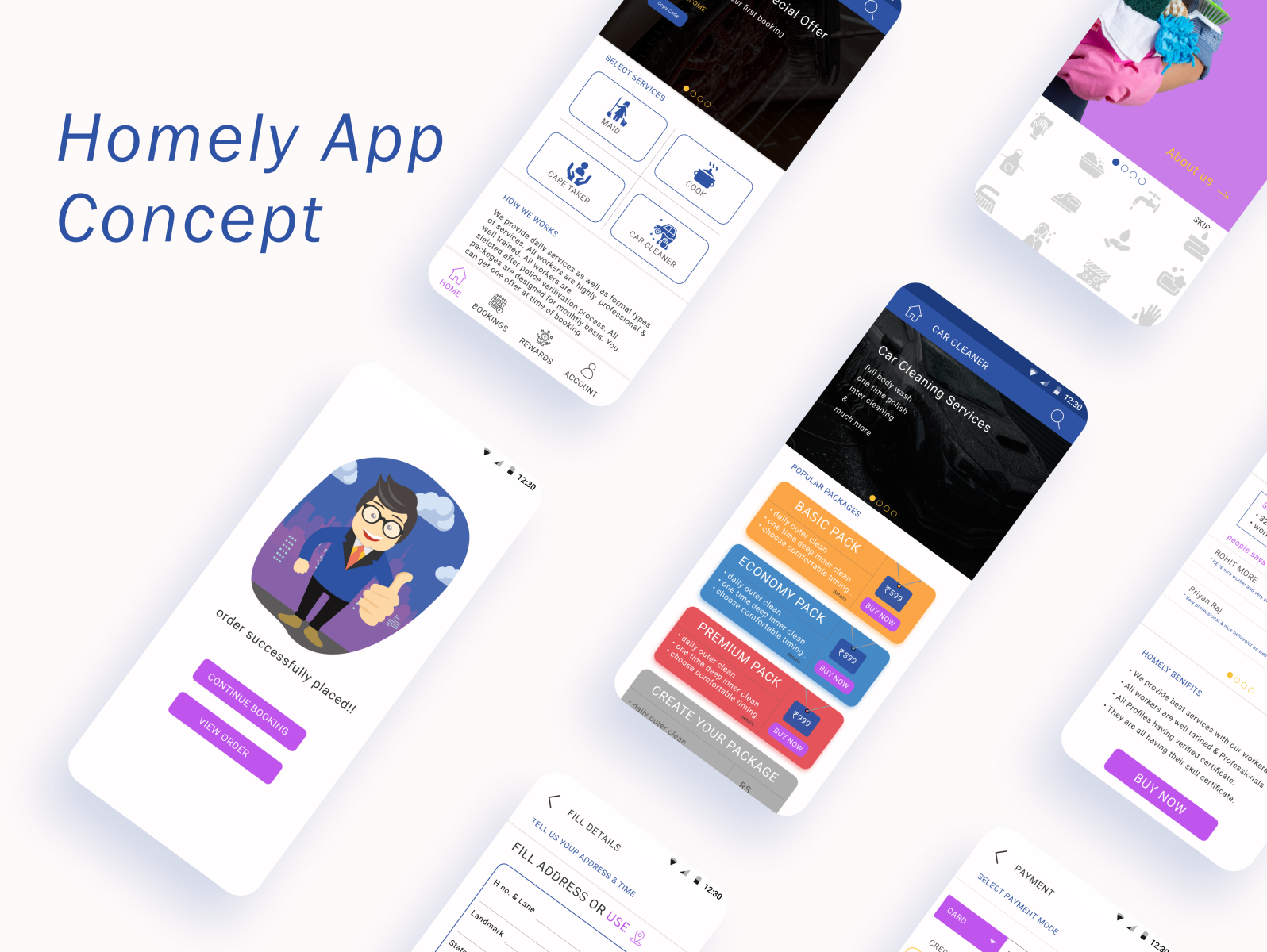 Homely app Concept by Rahul Tupe on Dribbble