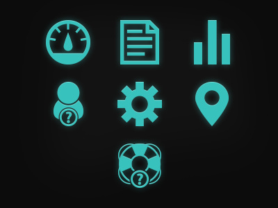 Dashboard Icons by Sergio Camalich on Dribbble