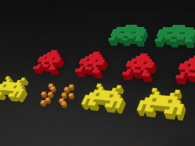 Invaders by Chrys Moll on Dribbble