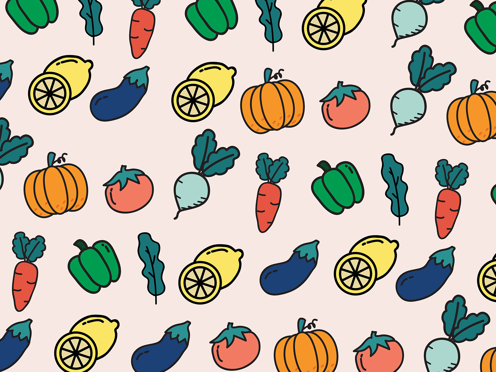 vegetable illustration by geetika kandari on Dribbble