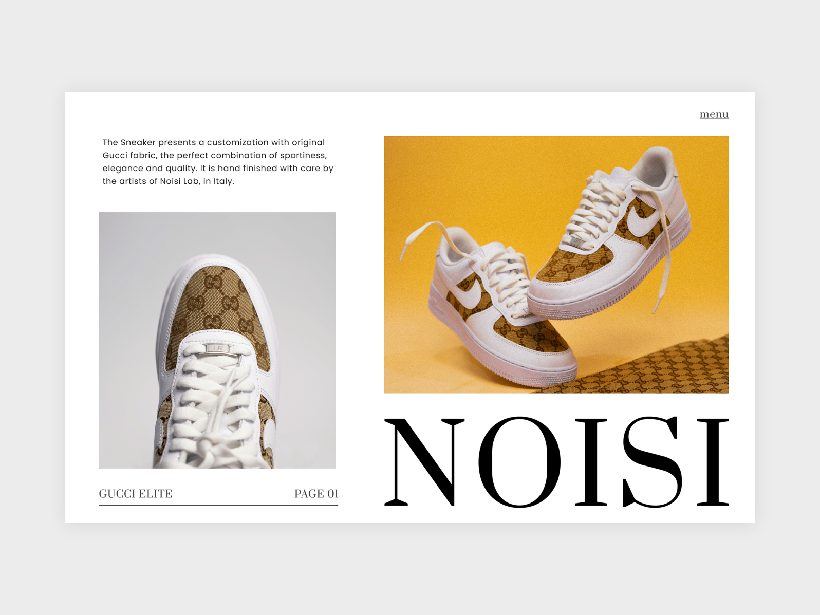 Custom Shoes Shop by Luca Caucci on Dribbble