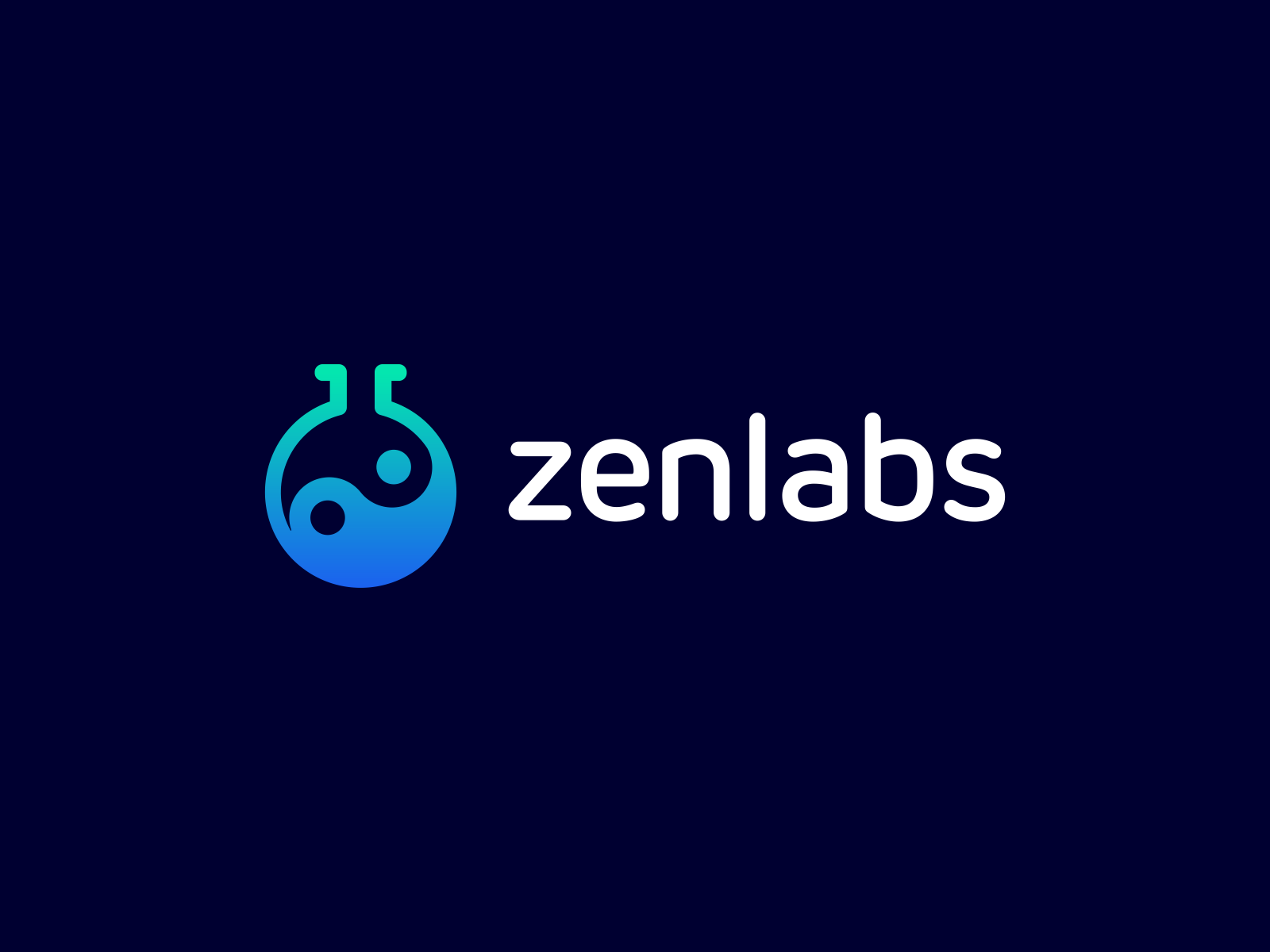 ZenLabs Logo Design - Yin Yan / Flask / Medicine / Potion by Dalius ...
