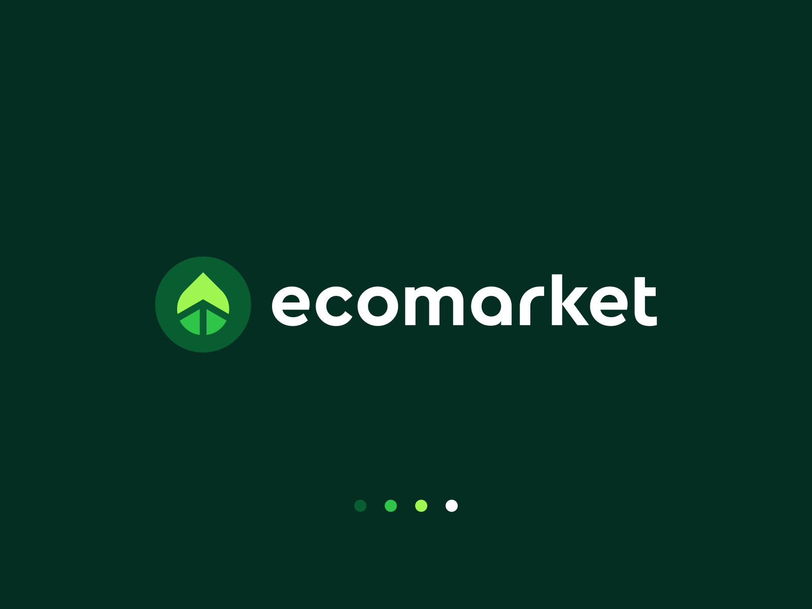 Ecomarket Logo Design - Leaf / Drop / Arrow / Coin by Dalius Stuoka on ...