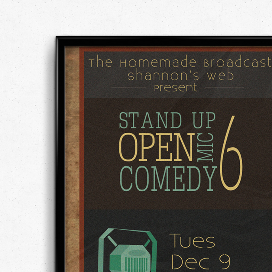 Dribbble - Stand-Up-Comedy-6-Poster.jpg by Jo Lynx