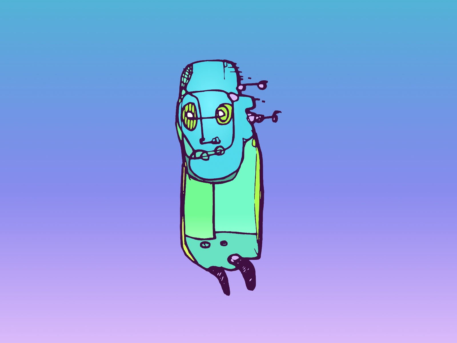 Ghombies are ghost zombies by James Toye on Dribbble