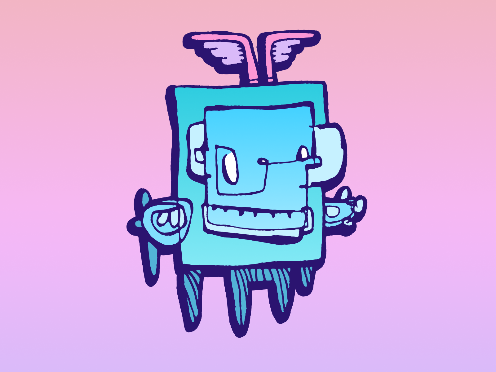 Blockhead Flyer by James Toye on Dribbble