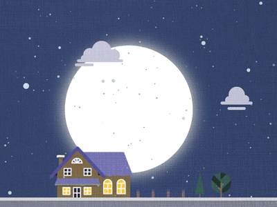 Winter House Timelapse by Victor Deepshader on Dribbble