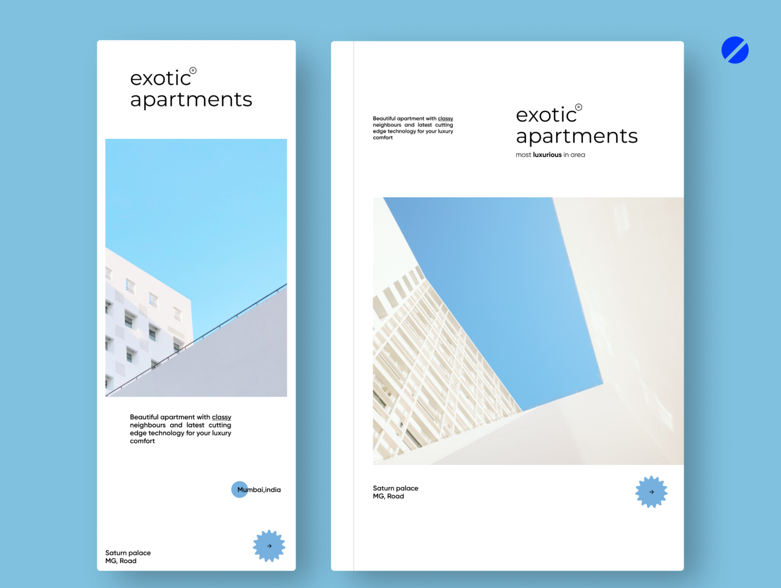 Minimal apartment by Saturn Design on Dribbble
