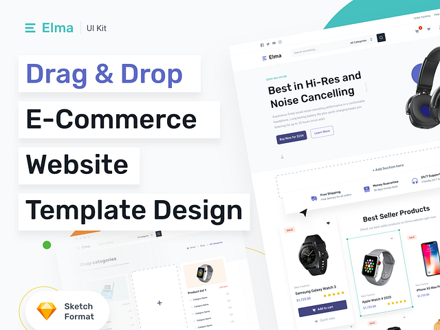 Elma e-Commerce UI Kit by Ibnu Mas'ud for Designspace on Dribbble