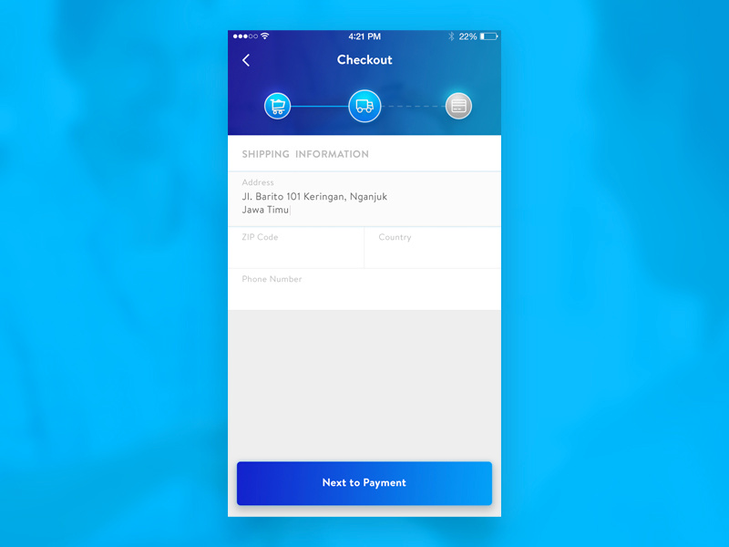 Checkout Screen by Ibnu Mas'ud on Dribbble