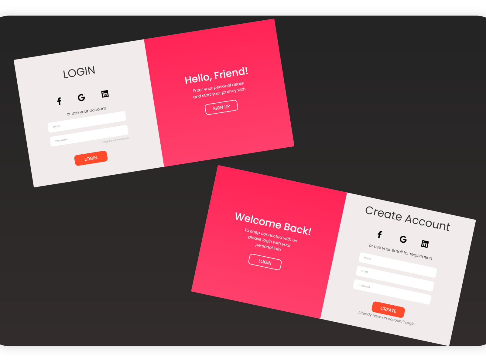 Account Pages by Neo Matlala on Dribbble