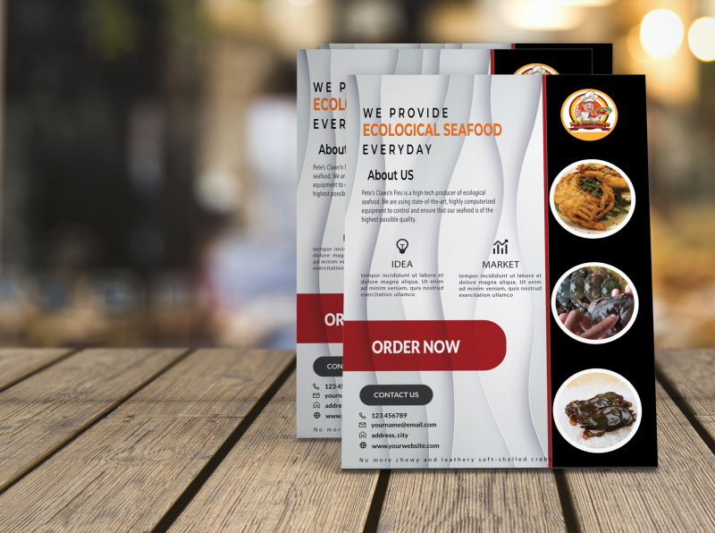 Flyer by Tanzila on Dribbble