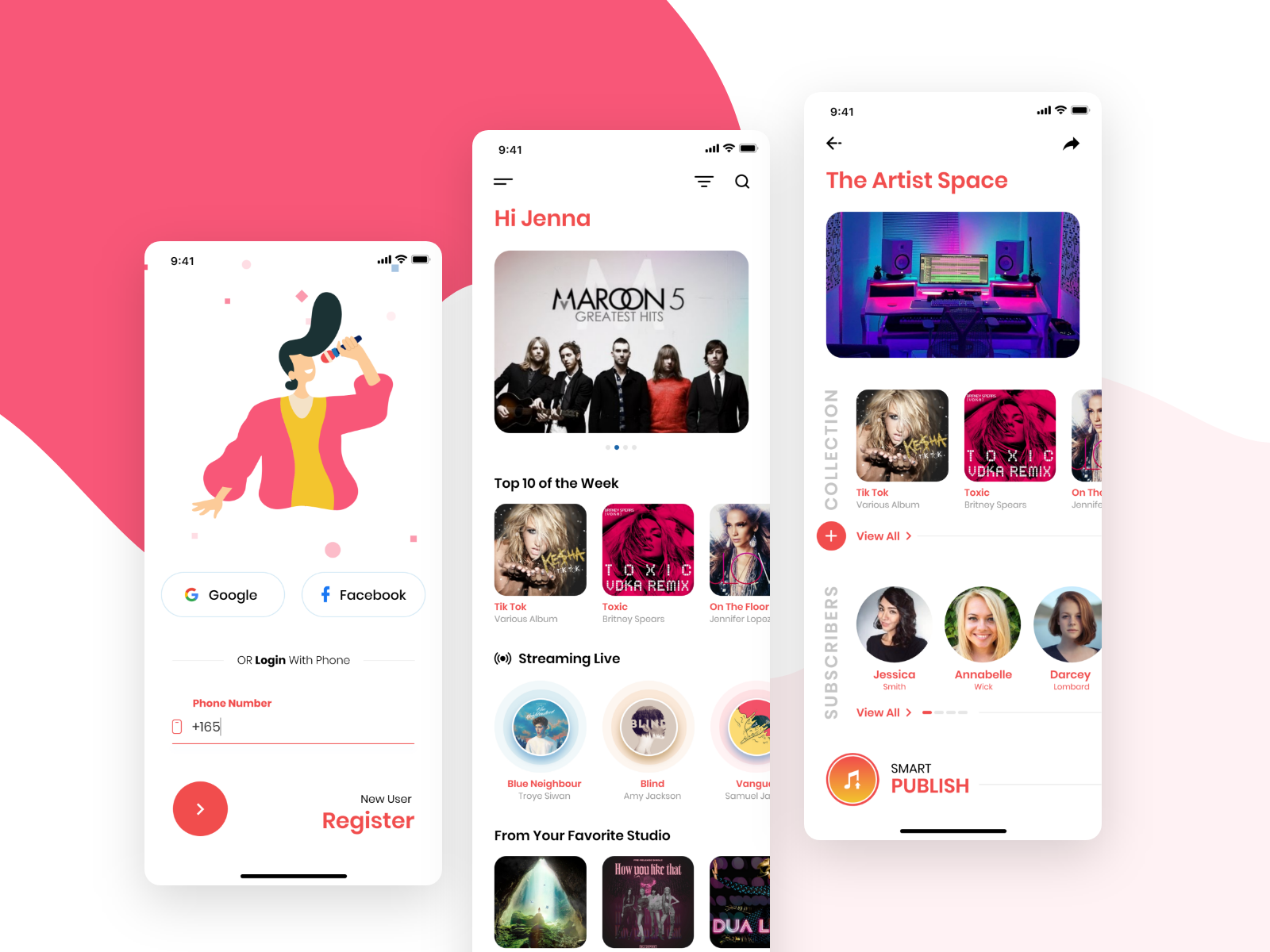 StarMaker (Singing App Design) by AppVoxel on Dribbble